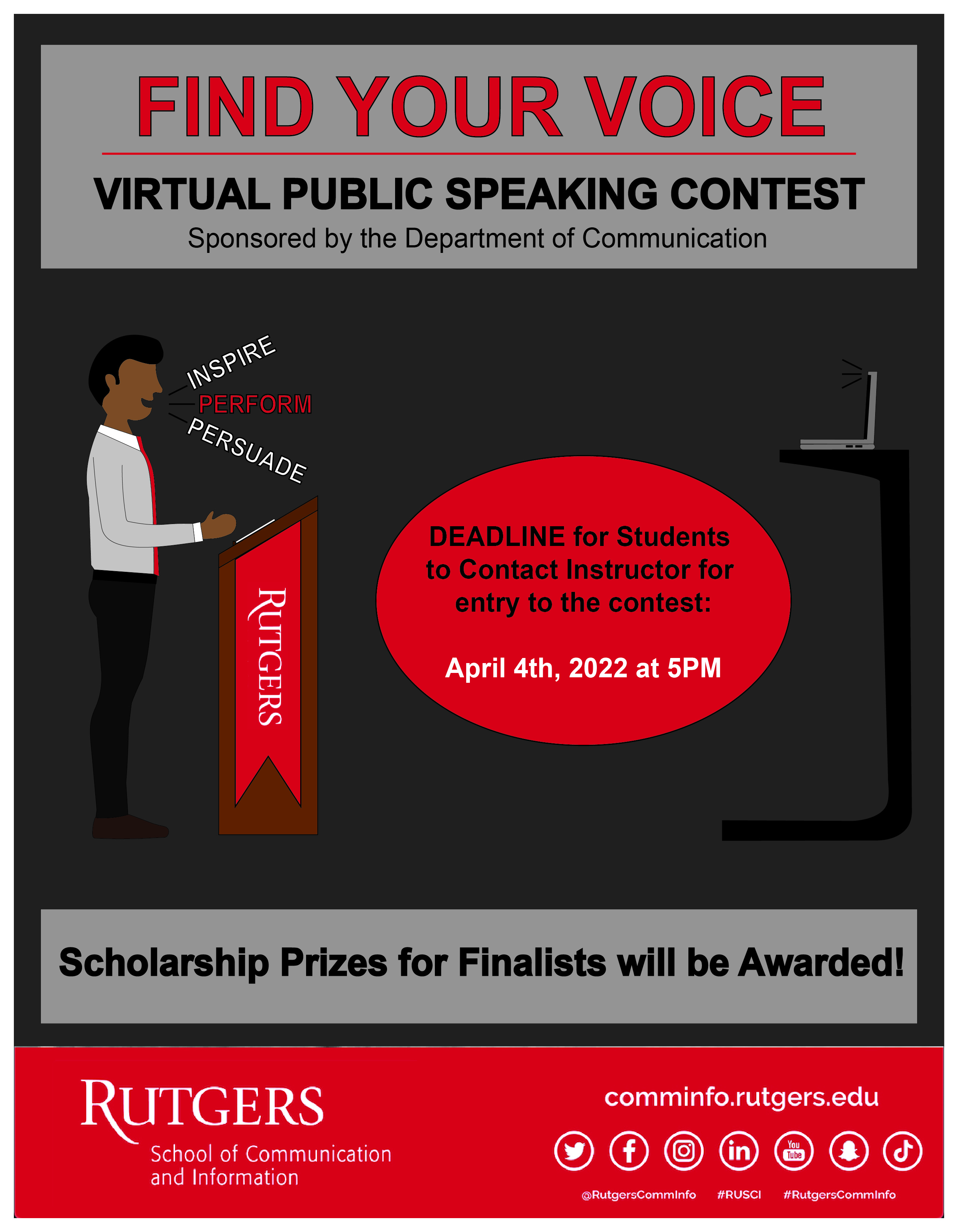 April 4, Deadline for Submission for the 2022 Public Speaking ...